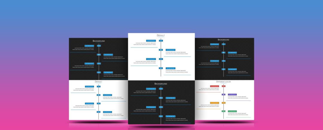 Divi Timeline Template 2 | Divi-Childthemes.com