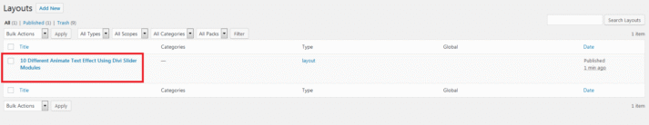 10 Different Animate Text Effect Using Divi Slider Module