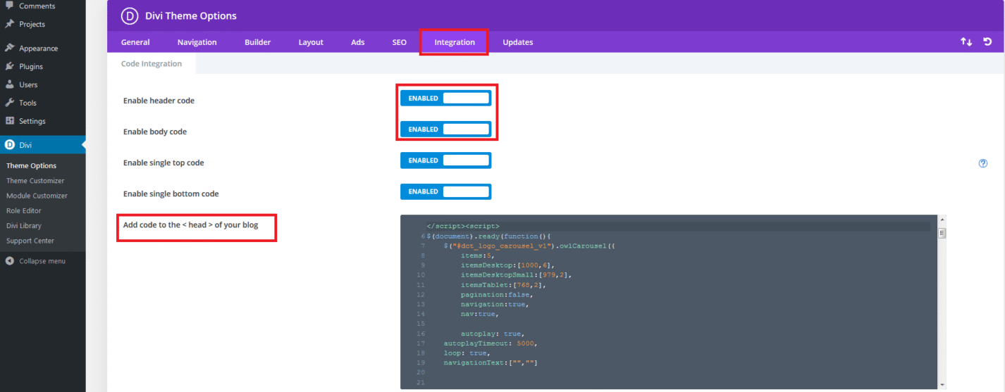 Create Client Logo Carousel In DIVI Using Owl Carousel With Different ...