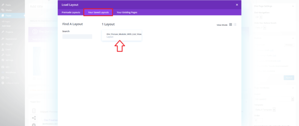 DIVI Person Module With List View And Creative Hover Effects