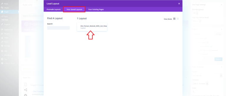 DIVI Person Module With List View And Creative Hover Effects