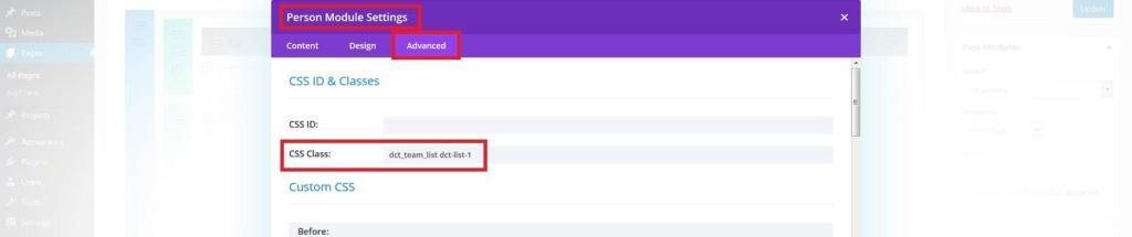 DIVI Person Module With List View And Creative Hover Effects