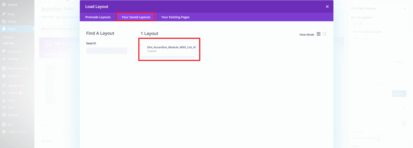 Create Awesome 3 Classic Accordions Design in Divi