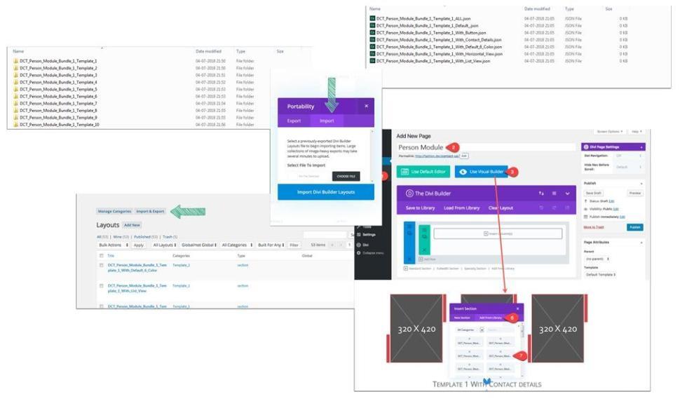 DIVI Person Module Bundle 1 | Divi-childthemes.com