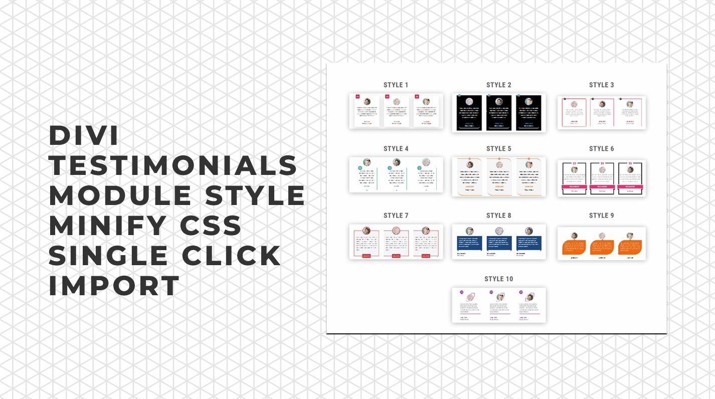 Divi Testimonials Layout Bundle | Divi-Childthemes.com