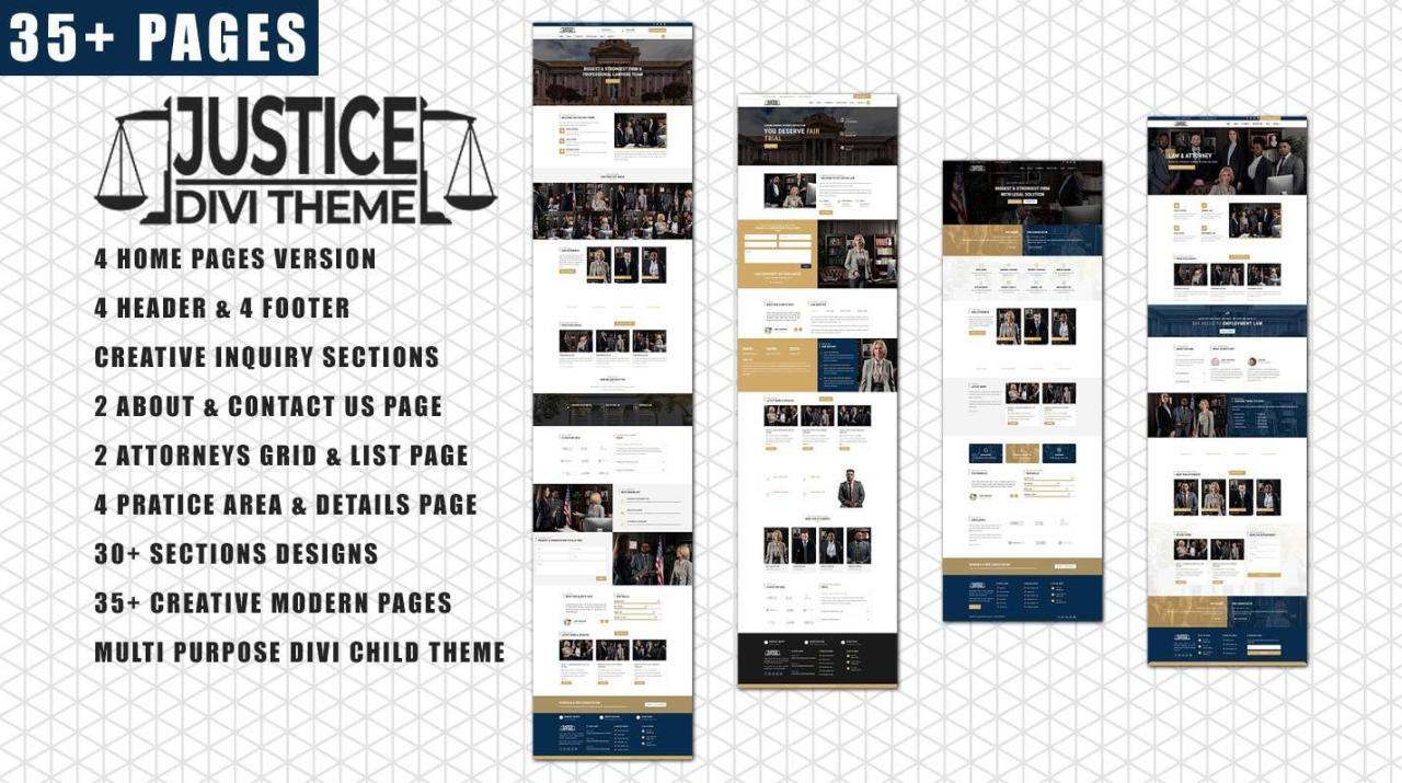 Divi Justice Theme Documentation | Divi-Childthemes.com