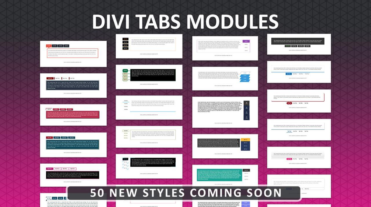 The Ultimate Divi Modules Ui Kit ( 2000+ Divi Module Styles )