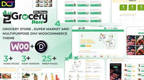 Grocery Store Divi WooCommerce Theme | Divi-Childthemes.com