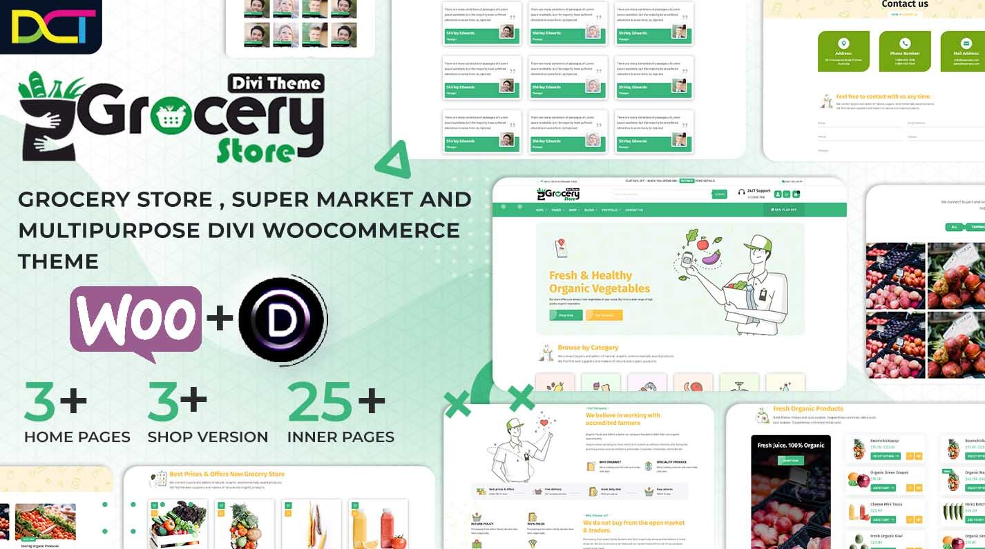 Grocery Store Divi WooCommerce Theme | Divi-Childthemes.com