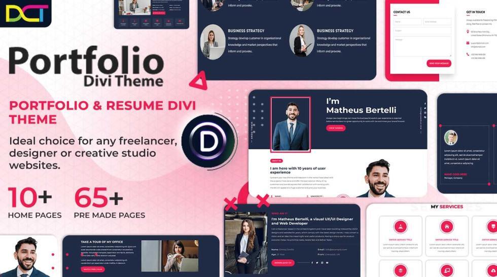 Free Divi Portfolio Theme | Divi-Childthemes.com