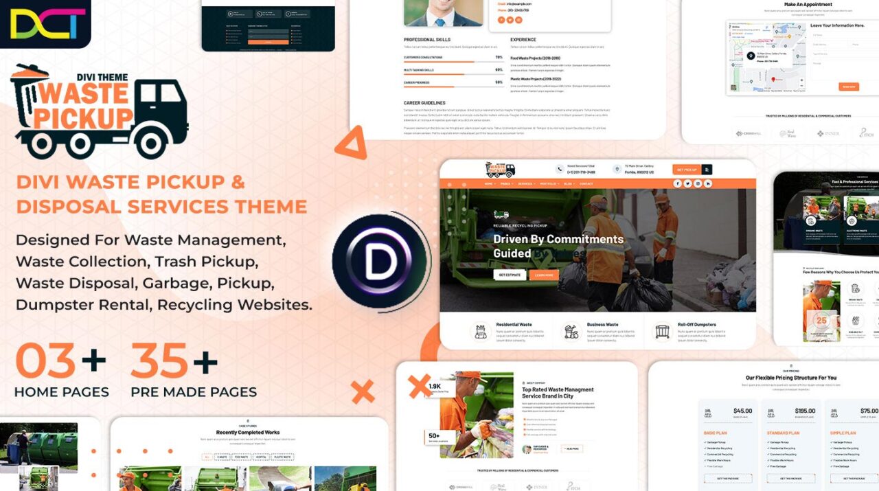 Wasteify Divi Waste Pickup Theme Documentation | Divi-Childthemes.com